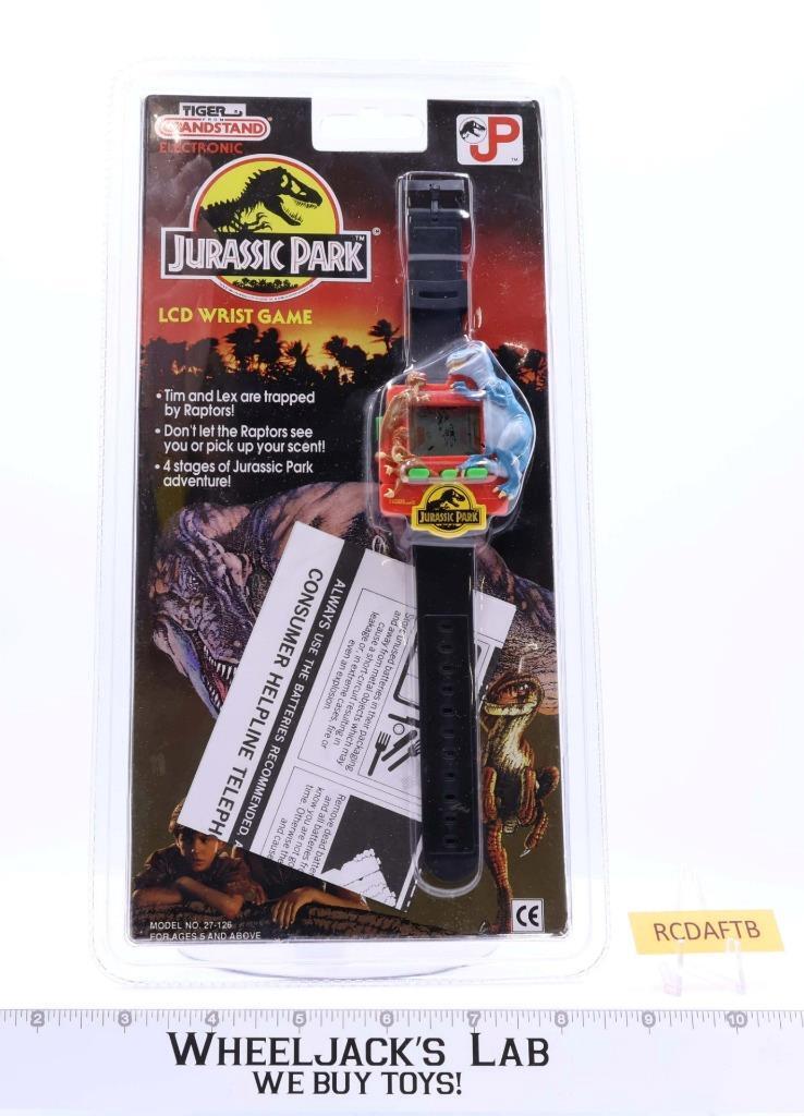 Jurassic Park LCD Wrist Game 1993 Tiger Electronics - Wheeljack's Lab