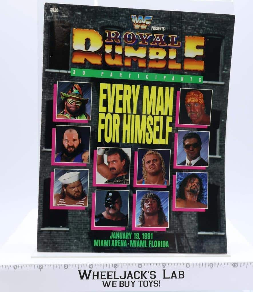 WWF Royal Rumble 30 Participants 1991 Souvenir Program Magazine #2 ...