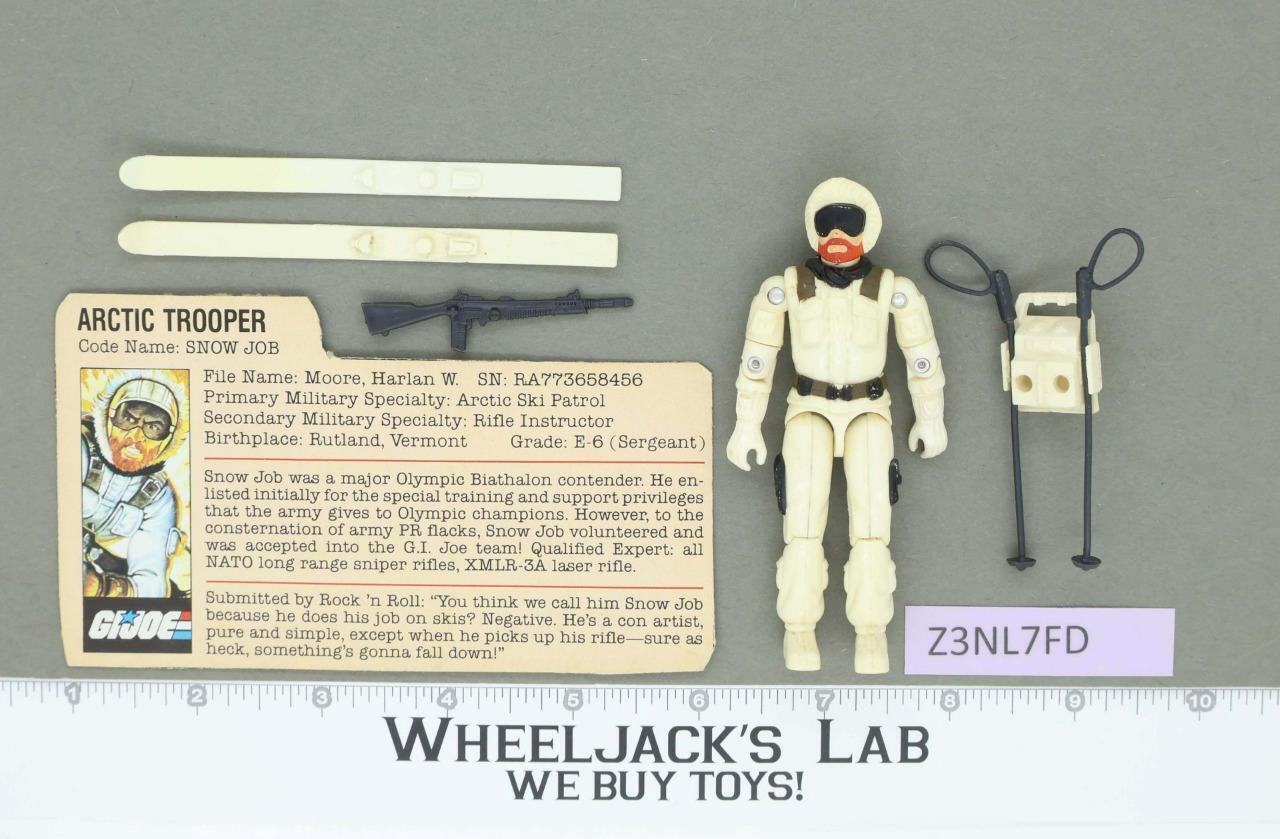 Snow Job V1 100% Complete G.I. Joe 1983 Hasbro Vintage Action Figure ...
