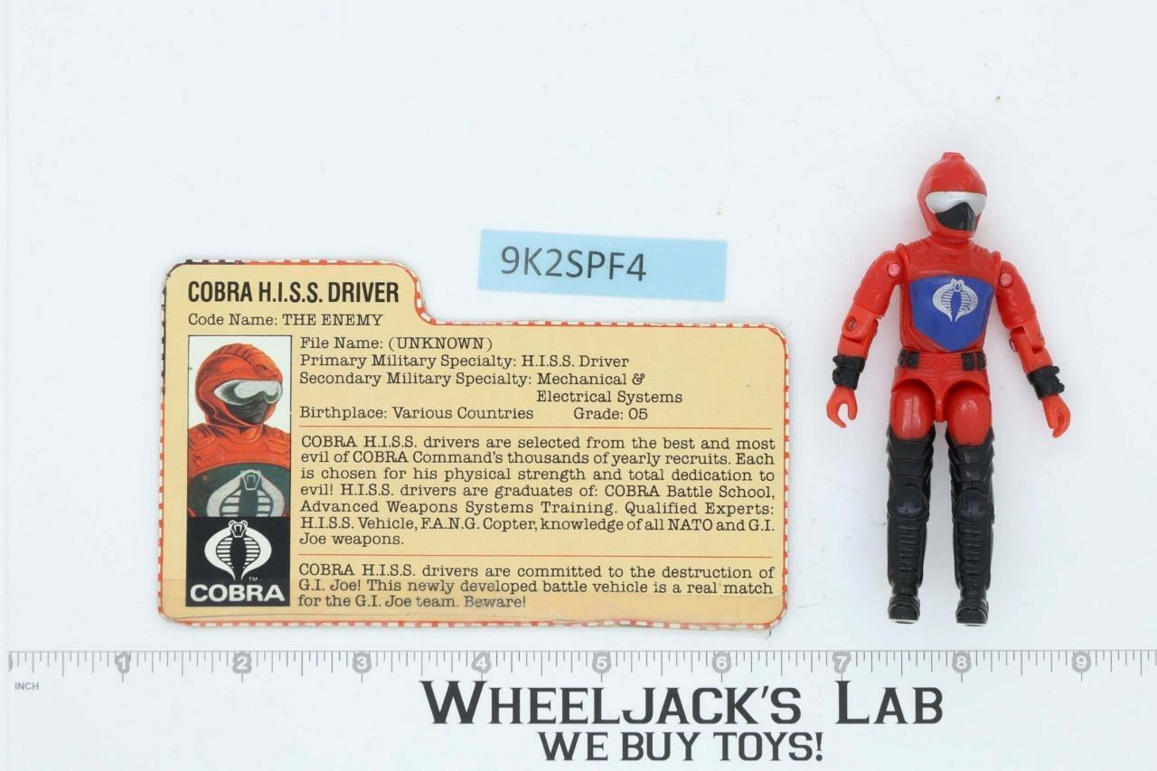 Cobra H.I.S.S. Driver V1 100% Complete G.I. Joe 1983 Hasbro Vintage ...