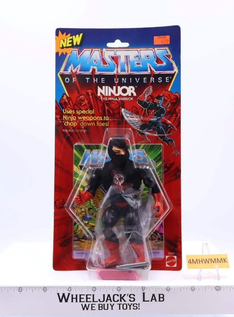 Ninjor Masters of the Universe MOTU 1986 Mattel MOSC SEALED NEW Evil ...