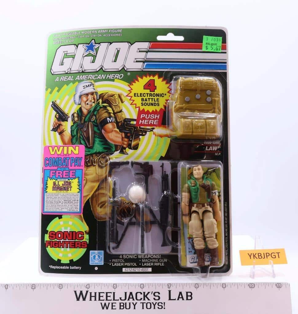 Law GI Joe Sonic Fighters 1990 Hasbro Action Figure NEW MOSC SEALED ...