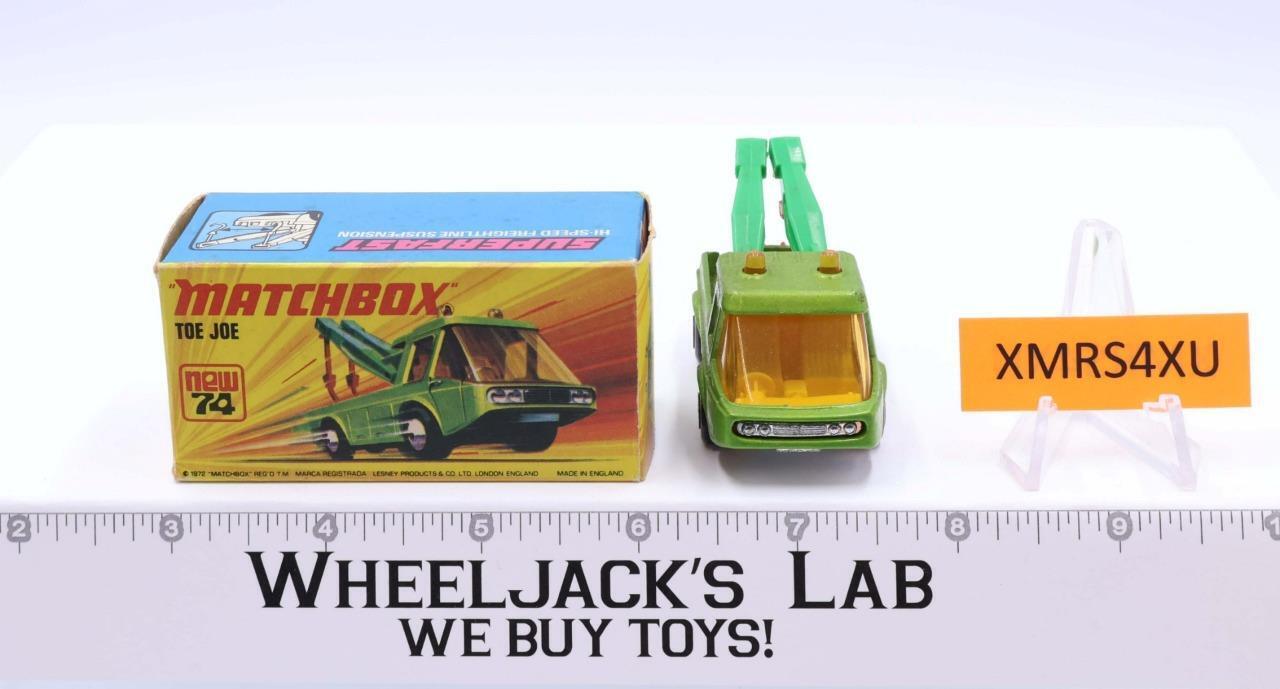 Toe Joe No. 74 Lesney Superfast Matchbox 1972 W/Box England Vintage ...