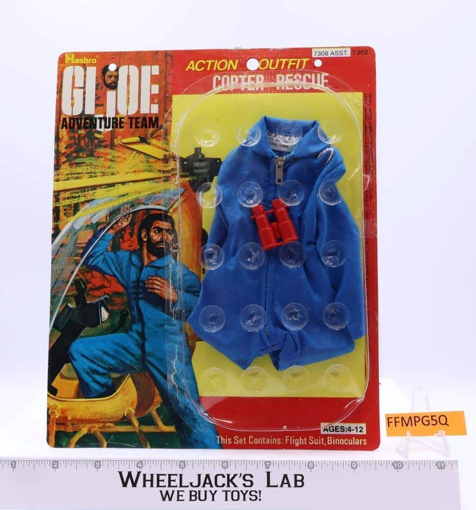 Copter Rescue Action Outfit GI Joe Adventure Team 1972 Hasbro NEW MOC ...