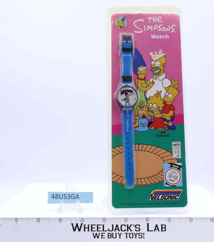 Bartman The Simpsons Wrist Watch 1990 Nelsonic - Wheeljack's Lab