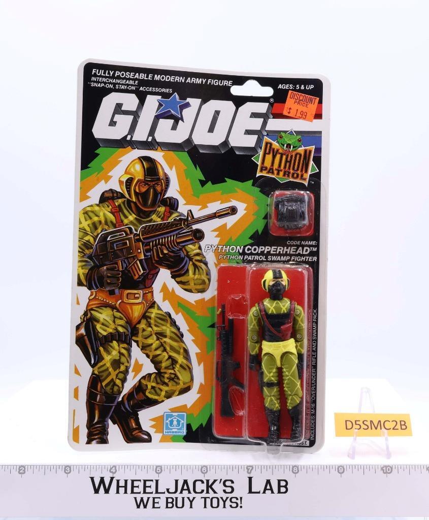 Python Copperhead GI Joe Python Patrol 1988 Hasbro Action Figure NEW ...