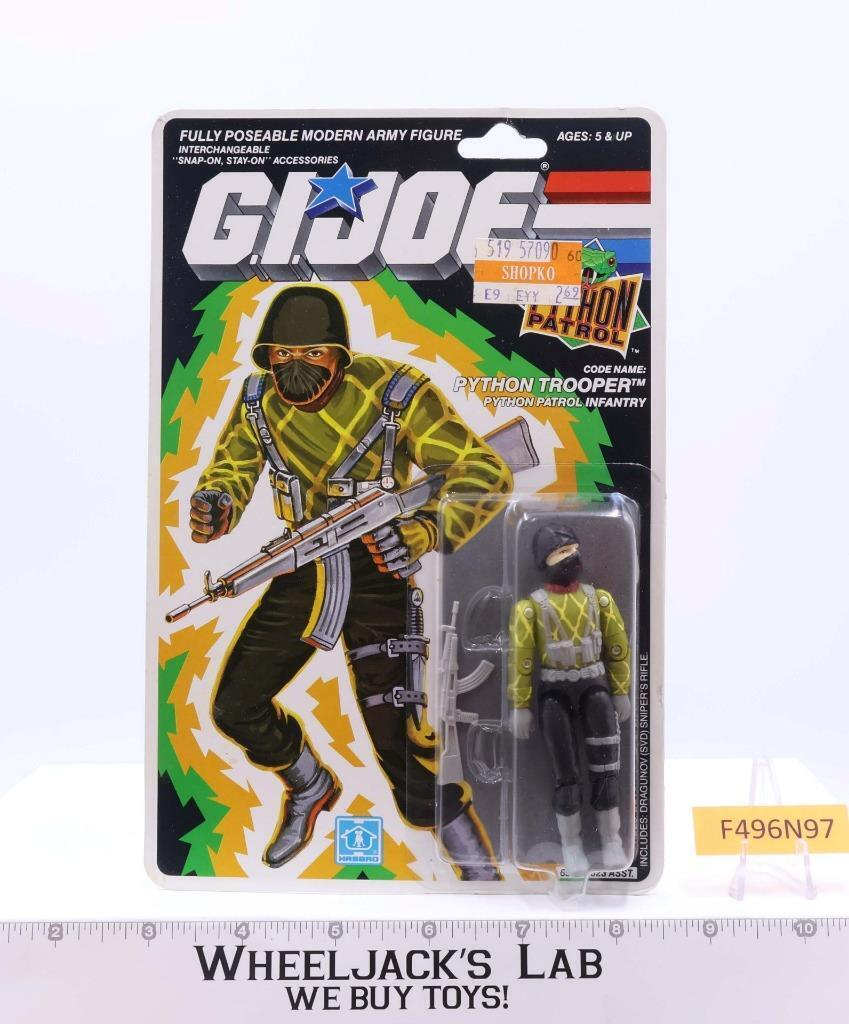 Python Trooper GI Joe Python Patrol 1988 Hasbro Action Figure NEW MOSC ...