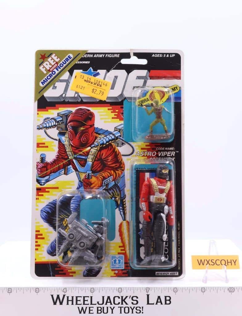 Astro-Viper G.I. Joe 1988 Hasbro Vintage Action Figure NEW - Wheeljack ...