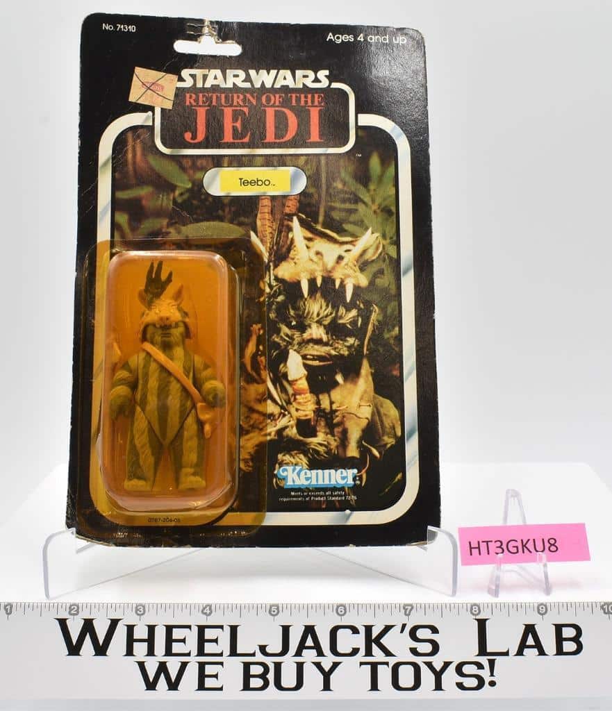 Teebo Ewok 77 Back Star Wars ROTJ 1984 Kenner Figure NEW MOSC SEALED - Wheeljack's Lab