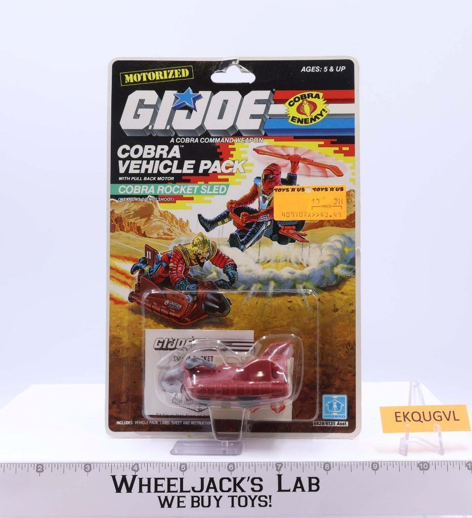 Cobra Rocket Sled Motorized Action Pack GI Joe 1989 Hasbro NEW MOSC ...