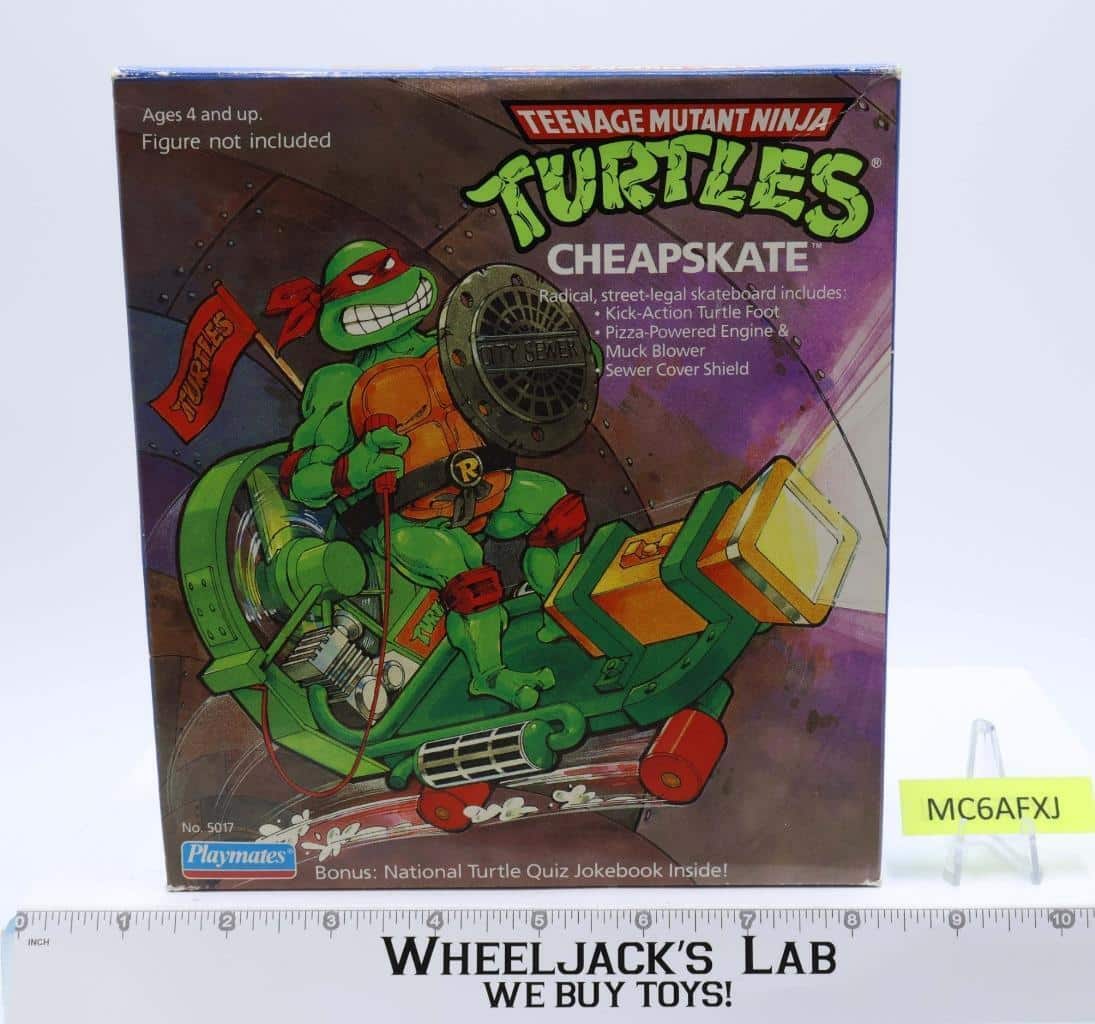 Cheapskate 100% Complete w/ Box Teenage Mutant Ninja Turtle TMNT 1988 ...