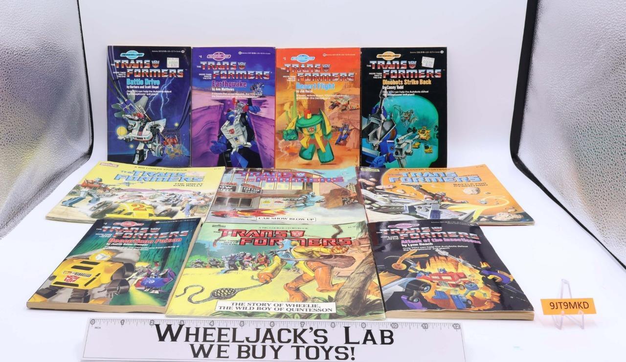 Lot of 10 Transformers Books (6 Ballantine Junior Novels/ 4 Marvel ...