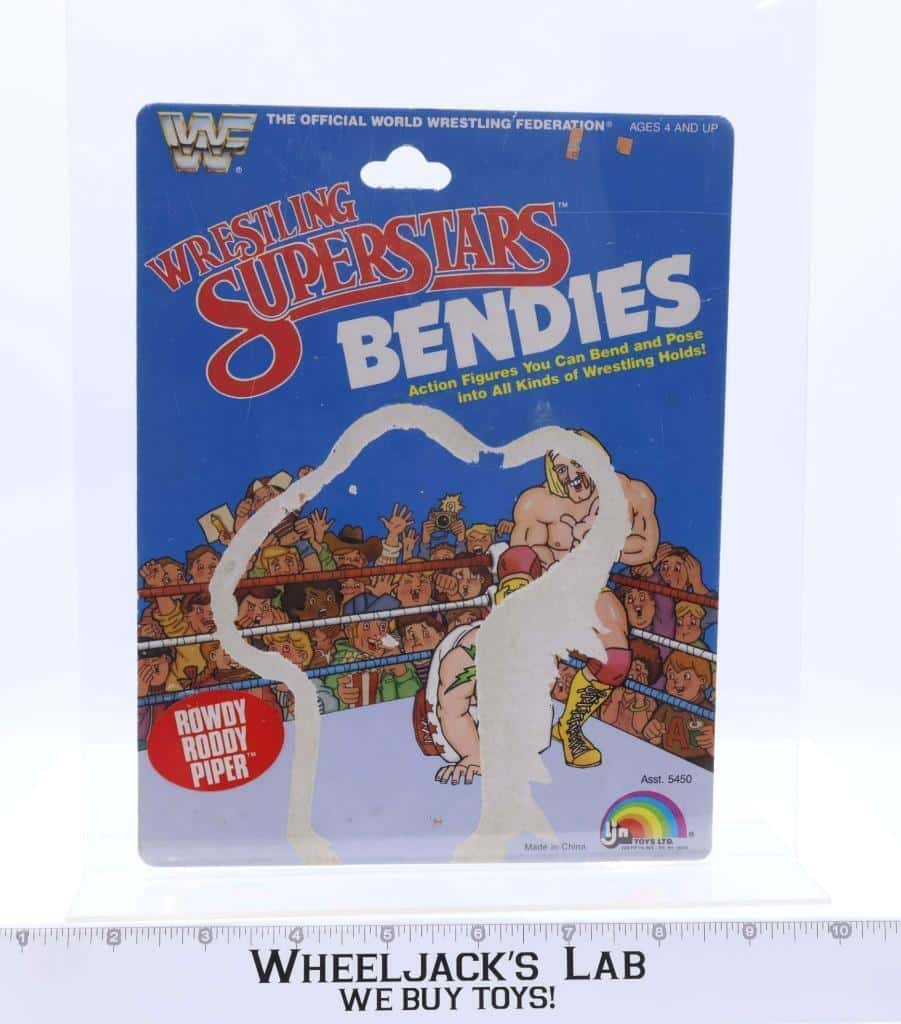 Rowdy Roddy Piper Cardback WWF Wrestling Superstars 1985 LJN Action ...
