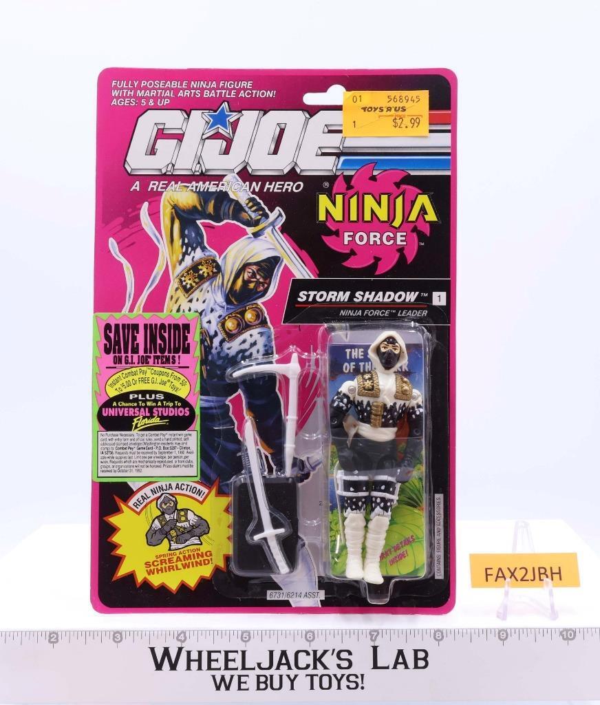 Storm Shadow GI Joe Ninja Force 1992 Hasbro Action Figure NEW MOSC ...