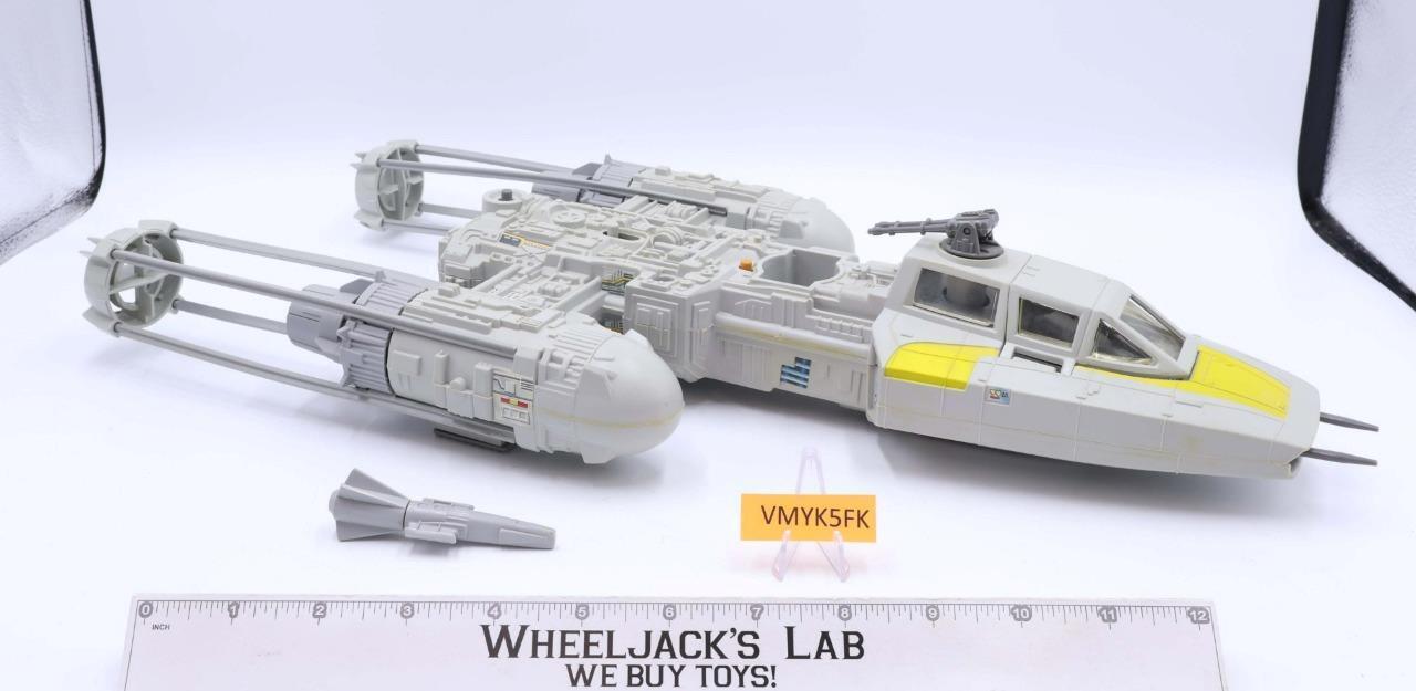 Y-Wing Fighter WORKS 100% Complete Star Wars ROTJ 1983 Kenner Vehicle - Wheeljack's Lab