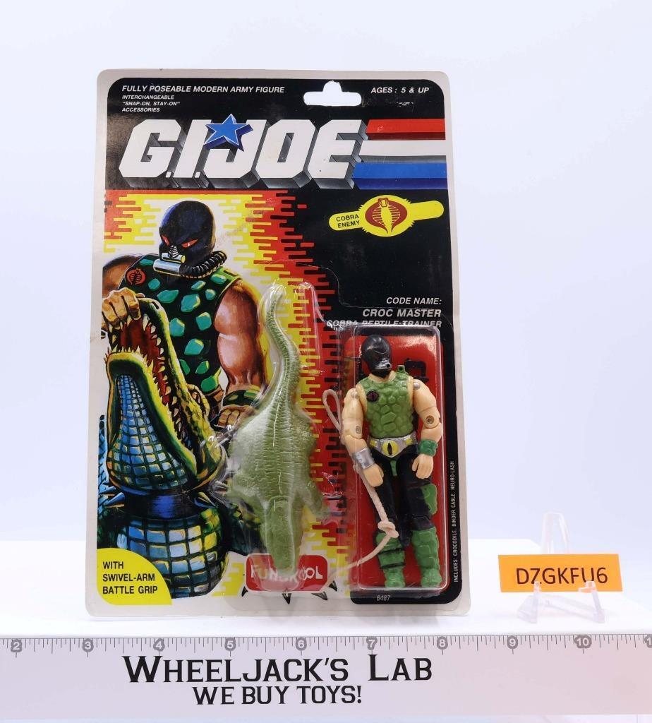 Croc Master Cobra Reptile Trainer GI Joe Funskool INDIA RUSSIA CARD NEW ...