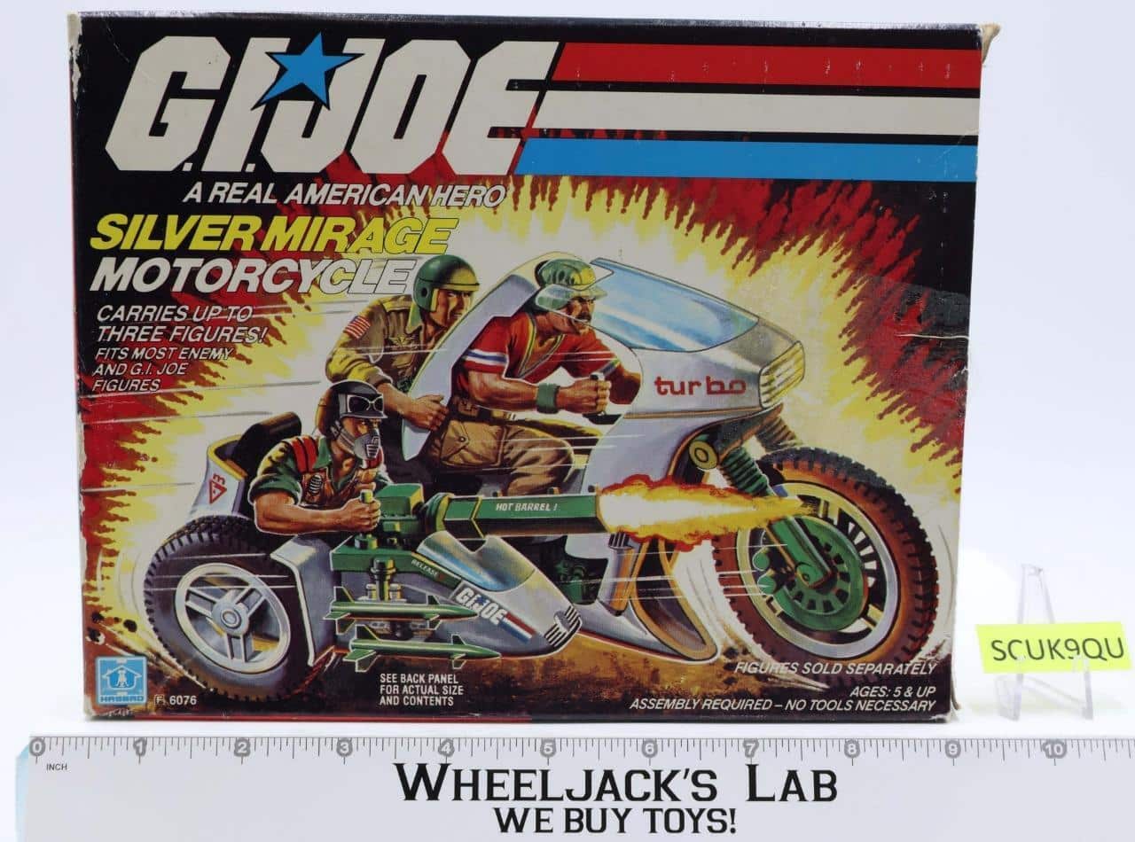 Silver Mirage G.I. Joe 1985 Hasbro Vintage Action Figure Vehicle - Wheeljack's Lab