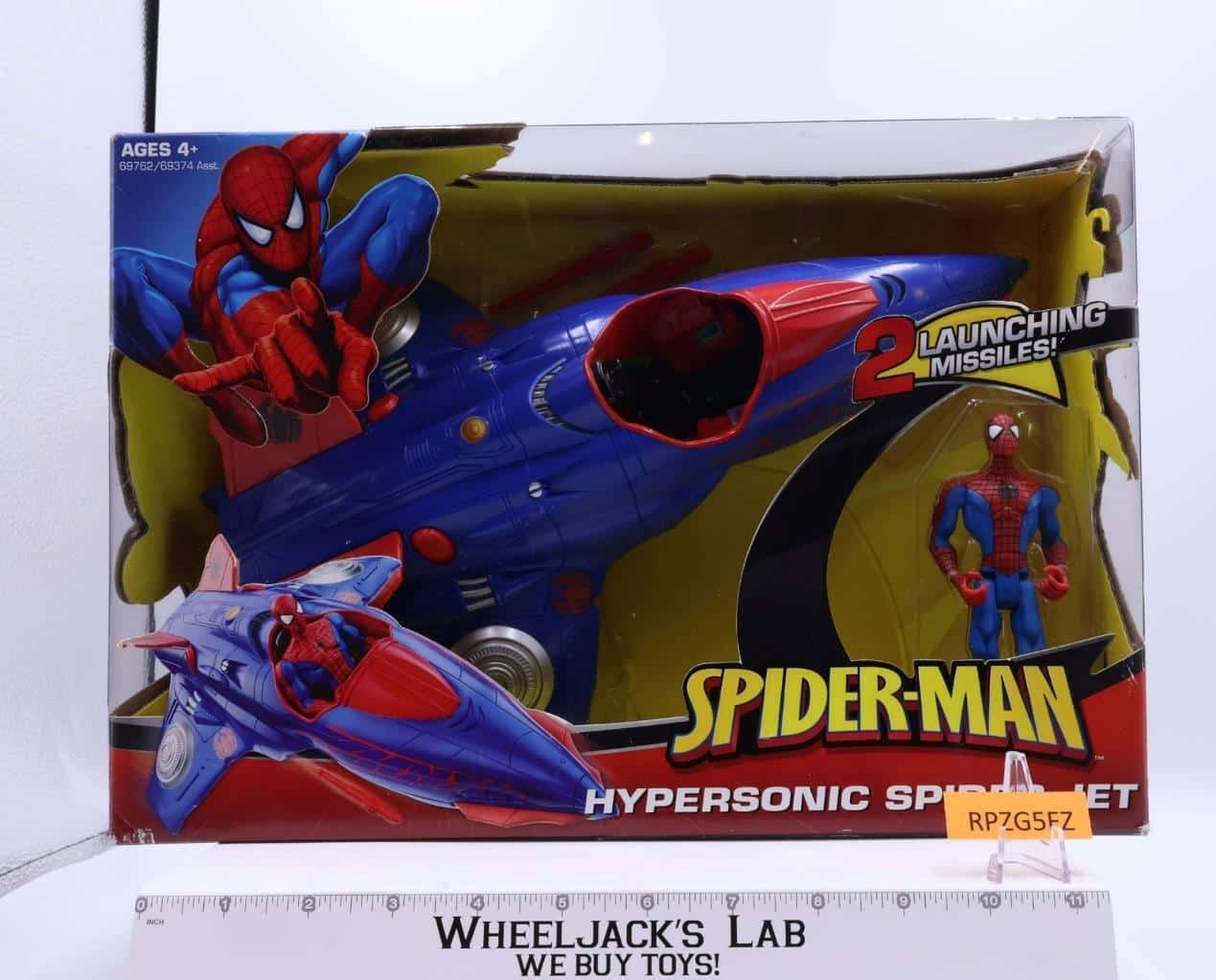 Hypersonic Spider Jet Marvel Comics Spider-Man 2008 Hasbro NEW MISB ...