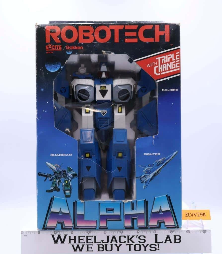 Blue Alpha Fighter Robotech Triple Changer Gakken Robotech Action ...
