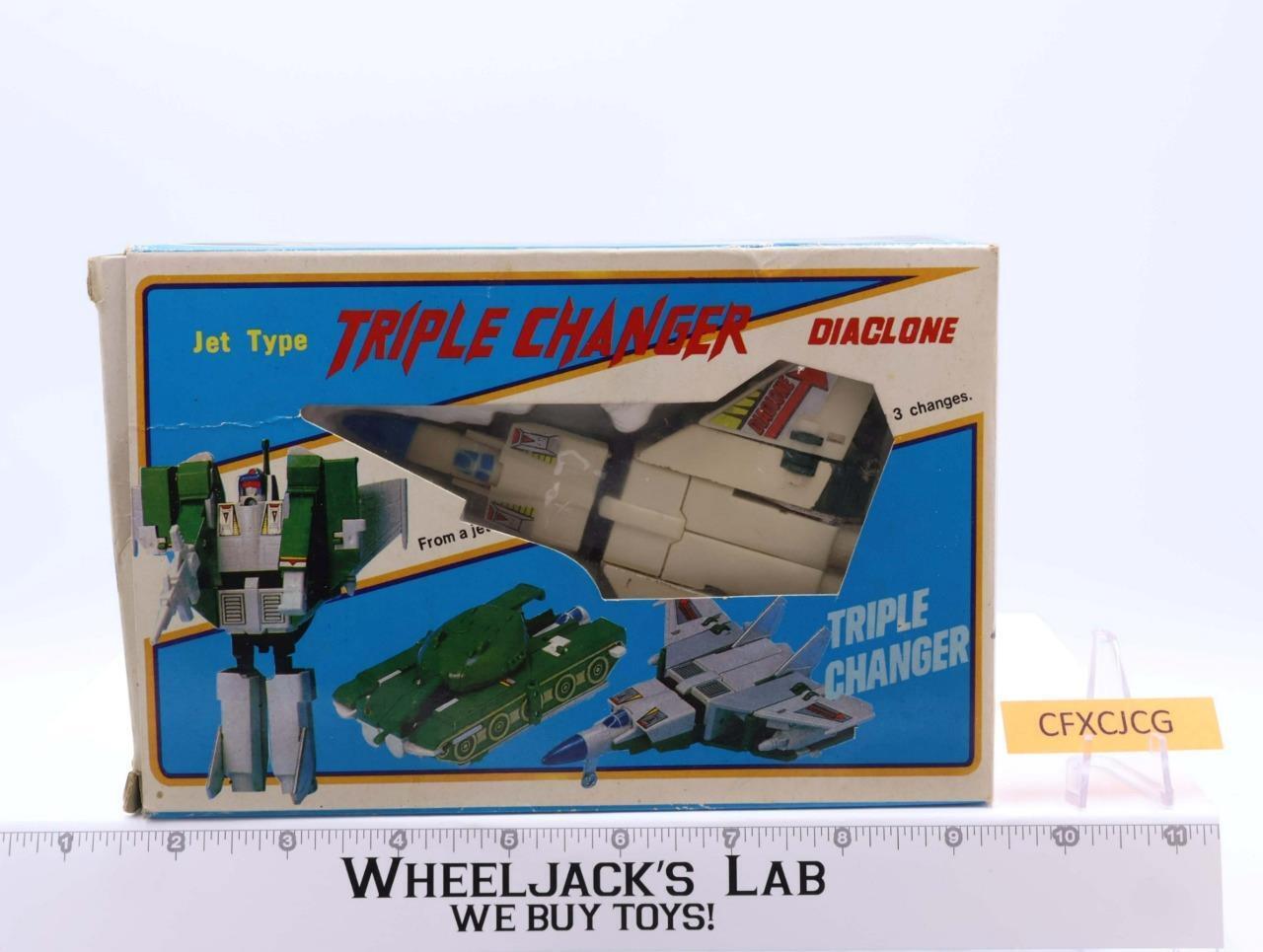 Jet Type Triple Changer Diaclone 1980's Made in Taiwan Robot Action ...