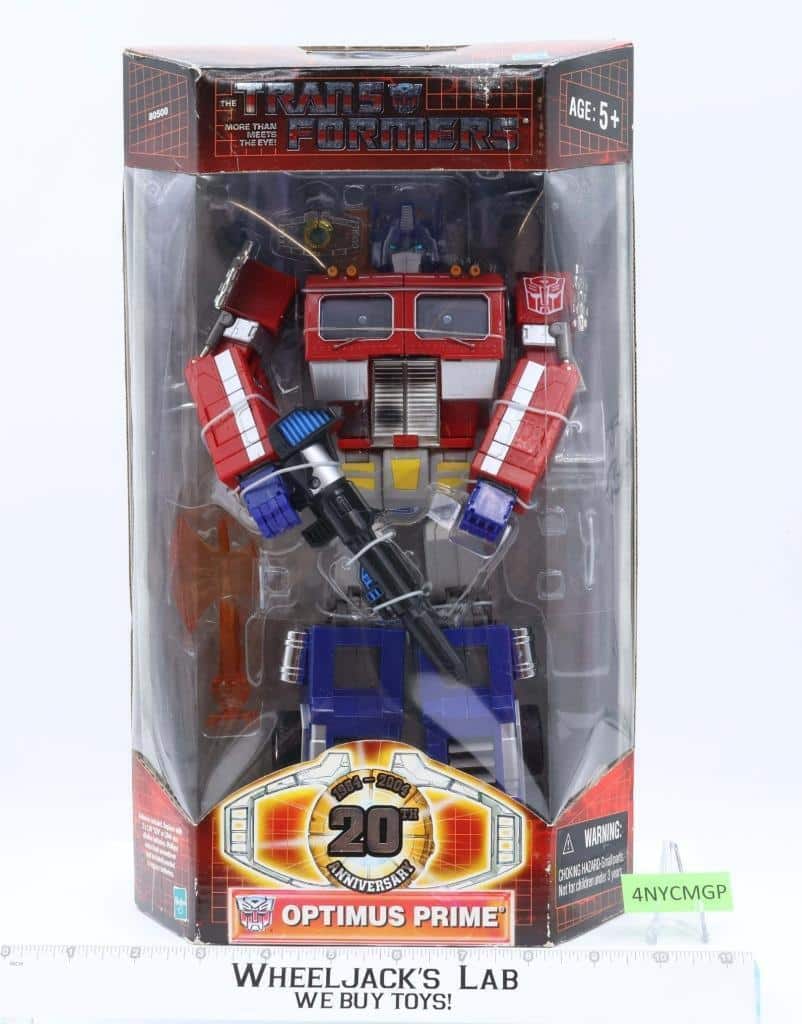 Optimus Prime Transformers Classics 20th Anniversary 2004 Hasbro NEW MISB SEALED - Wheeljack's Lab