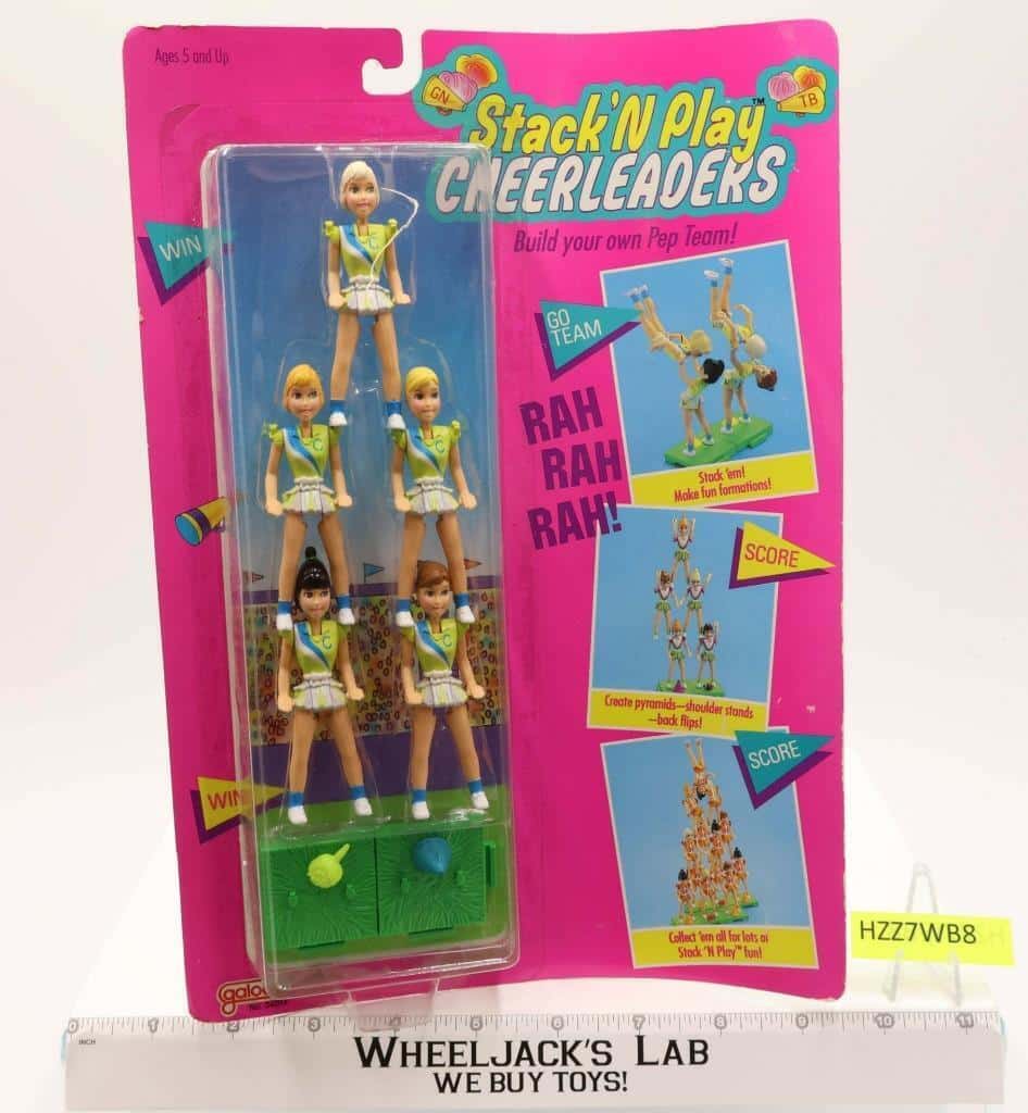Cheerleaders Stack N Play 1992 Galoob The Toy Boys NEW MOSC SEALED ...