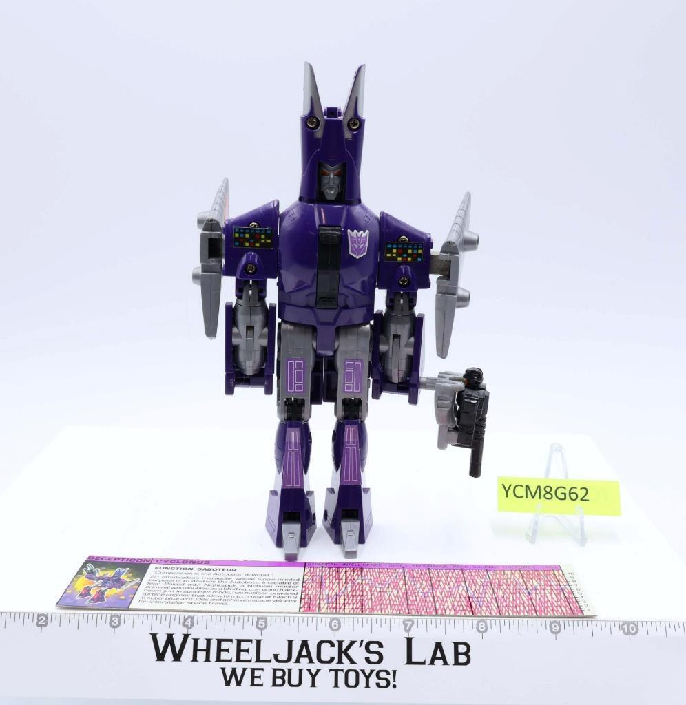 Cyclonus TARGETMASTER 100% Complete 1987 Vintage Hasbro G1 Transformers ...