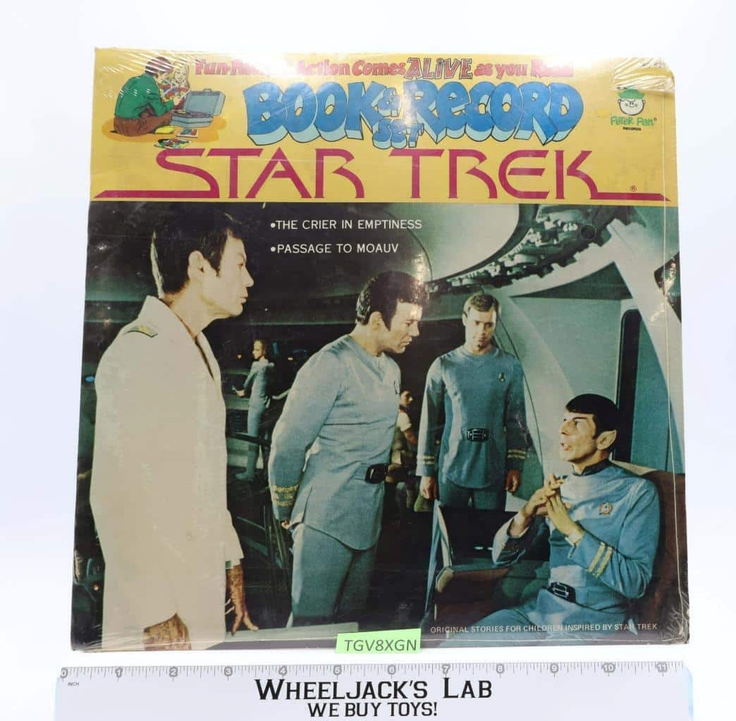 Star Trek Book & Record Set 1979 Peter Pan Vinyl Record Power Records ...