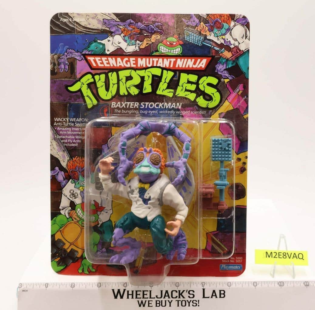 Baxter Stockman Teenage Mutant Ninja Turtles TMNT 1989 Playmates MOSC ...