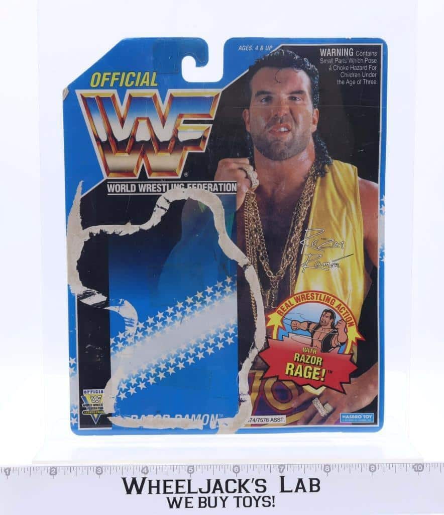 Razor Ramon WWF Cardback 1994 Hasbro Vintage Action Figure - Wheeljack ...