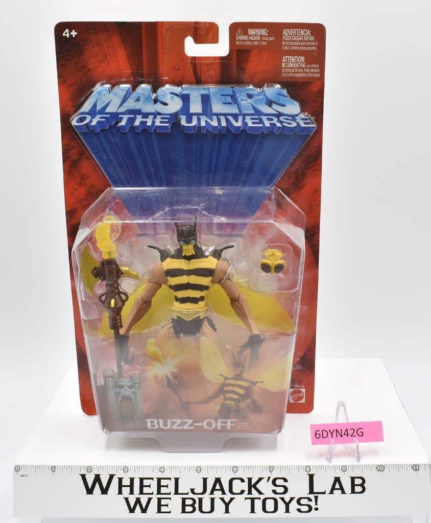 Buzz-Off MOSC NEW 200X Masters Of The Universe Mattel MOTU He-Man 2003 ...