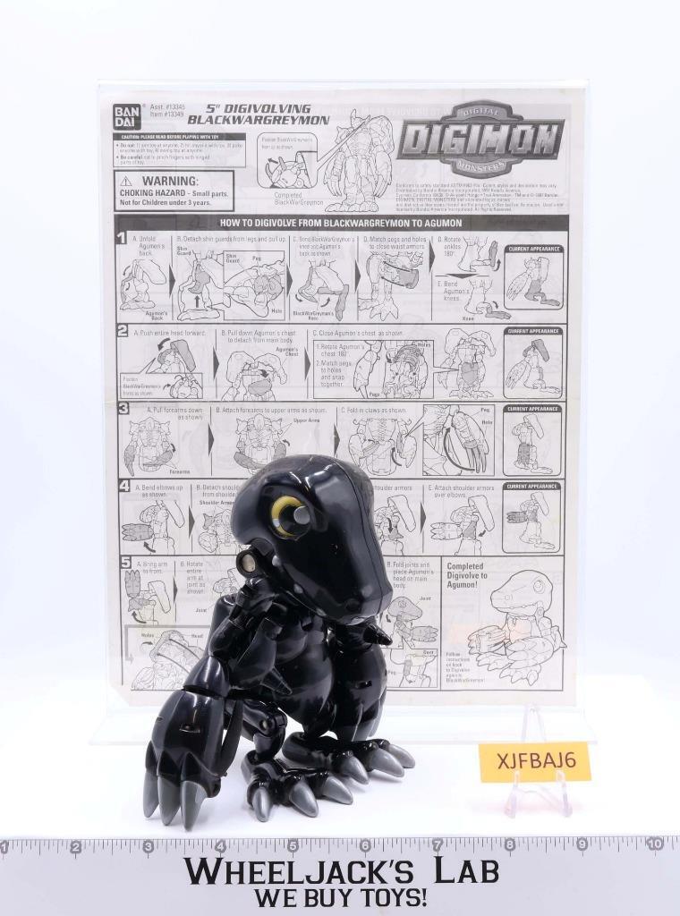 Black War Graymon Digimon Digivolving Digivolve 2000 Bandai Action ...