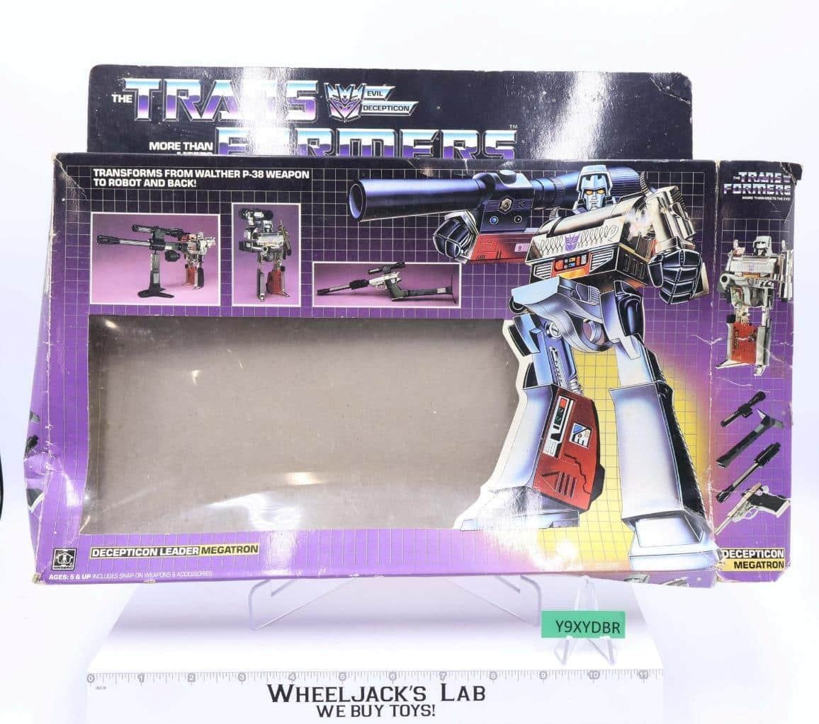 Megatron EMPTY Box Only 1985 Action Figure Vintage Hasbro G1 ...