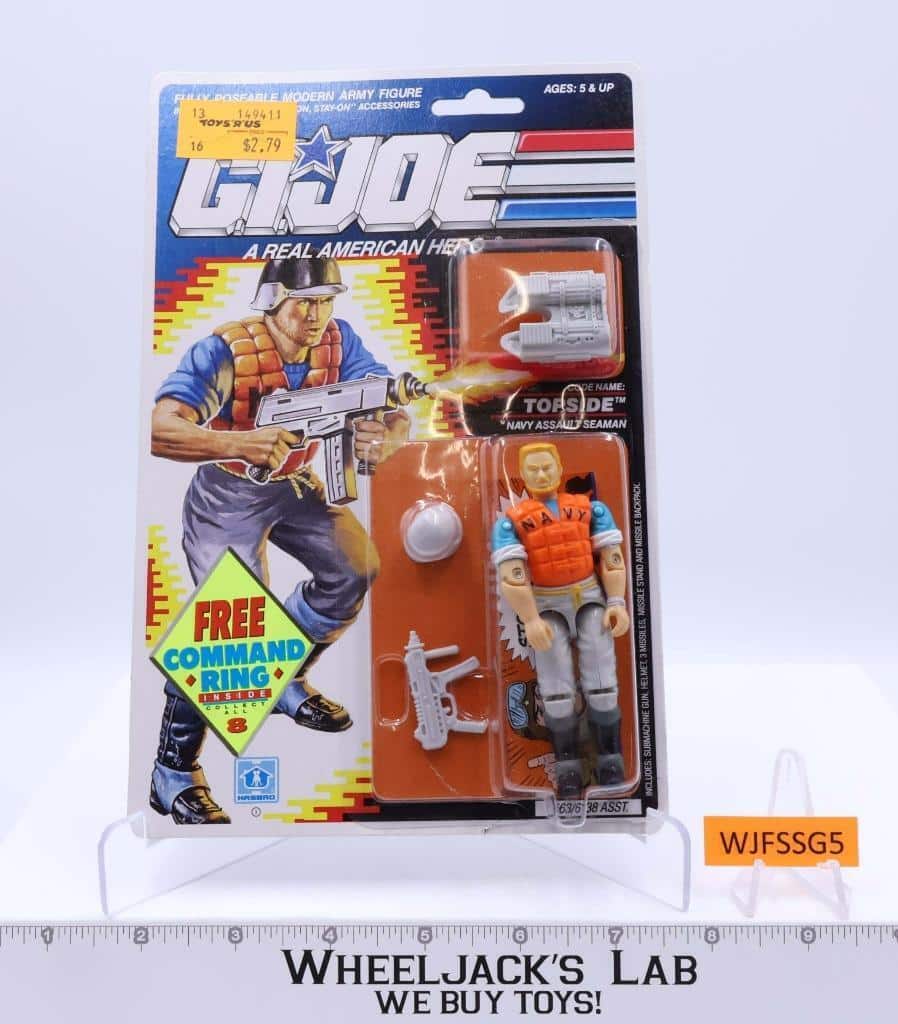 Topside GI Joe 1990 Hasbro Vintage Action Figure NEW MOC - Wheeljack's Lab