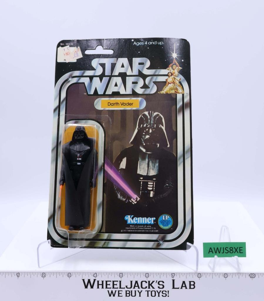 Darth Vader 12 Back-B Star Wars 1977 Kenner Action Figure NEW MOSC ...