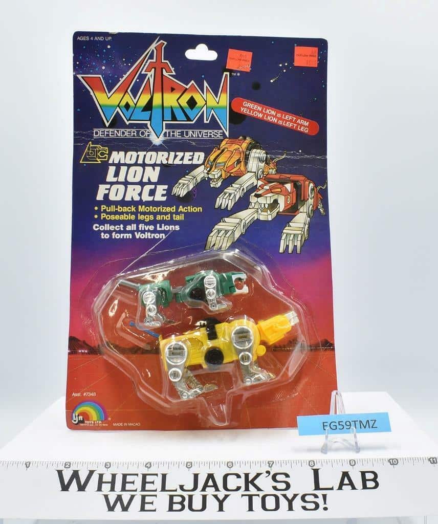 Motorized Lion Force Voltron Defender of the Universe 1984 LJN NEW MOSC ...
