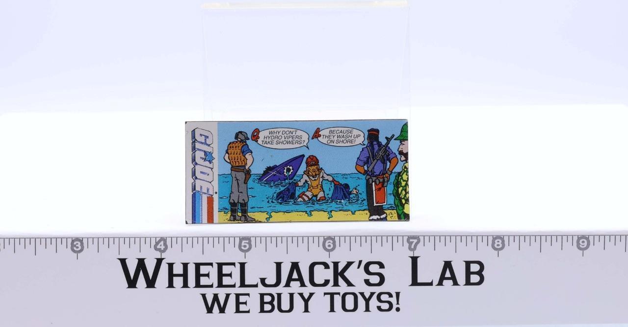 G.I. Joe 1990's Hasbro Joke Magnet Comic Strip - Wheeljack's Lab