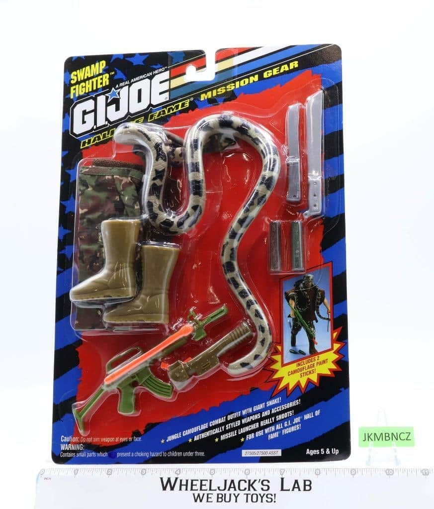 Swamp Fighter Mission Gear Hall of Fame 12" MOSC 1993 GI Joe Hasbro ...