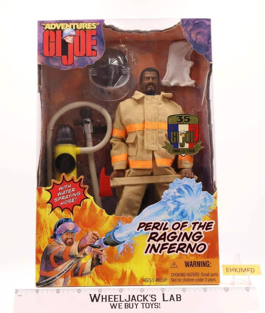 Adventures Of GI Joe 12" Peril Of The Raging Inferno African American ...