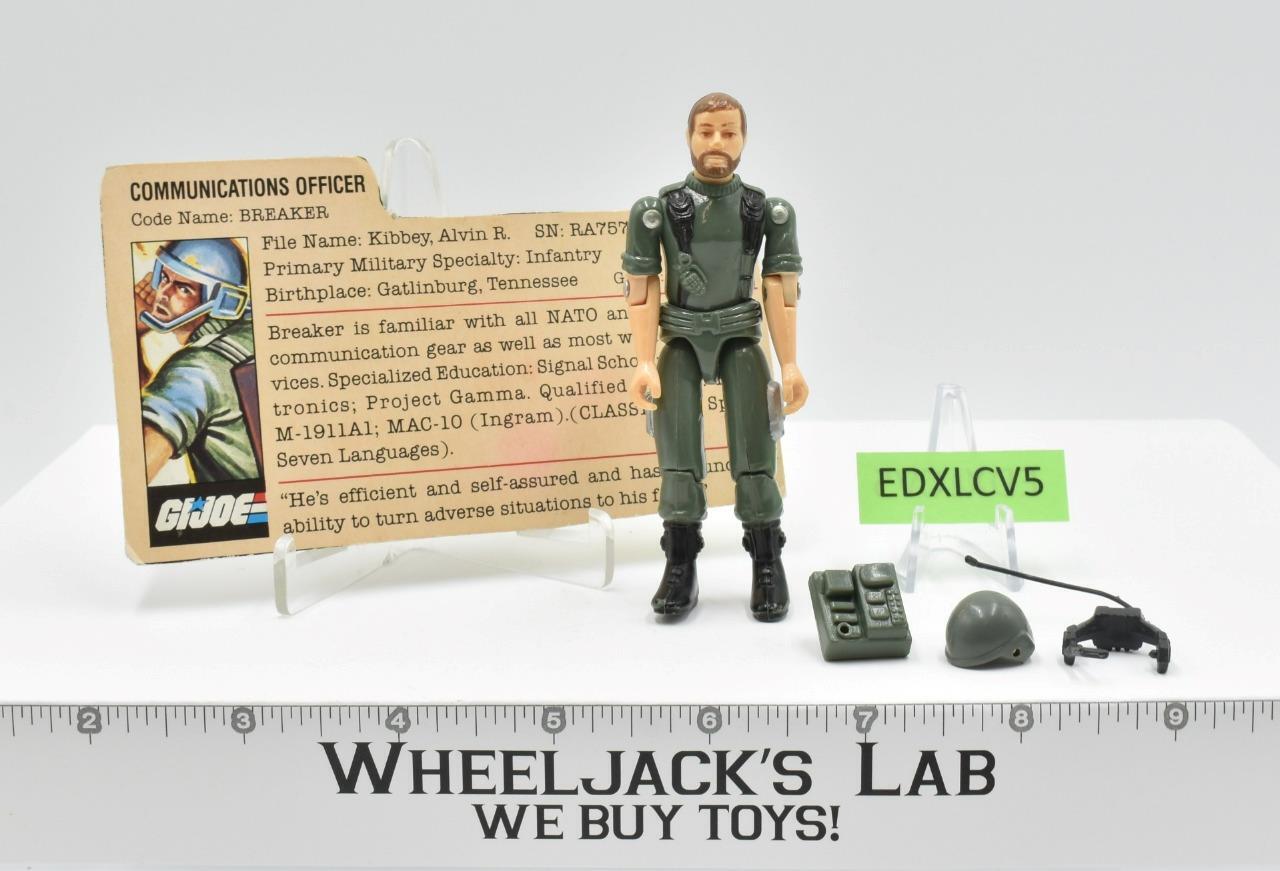 Breaker V1 STRAIGHT ARM 100% Complete G.I. Joe 1982 Hasbro Action ...