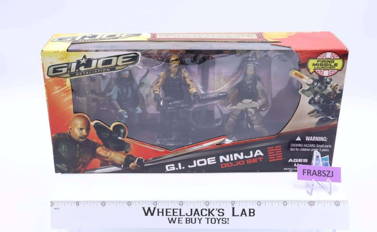 GI Joe Retaliation Ninja Dojo Set 3 Figures MISB NEW G.I. Joe 2011 ...