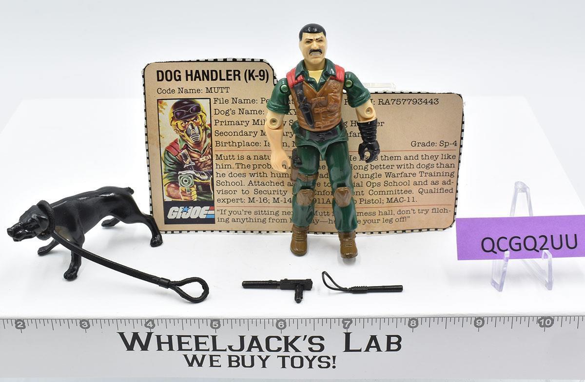 Mutt V1 100% Complete G.I. Joe 1984 Hasbro Vintage Action Figure ...