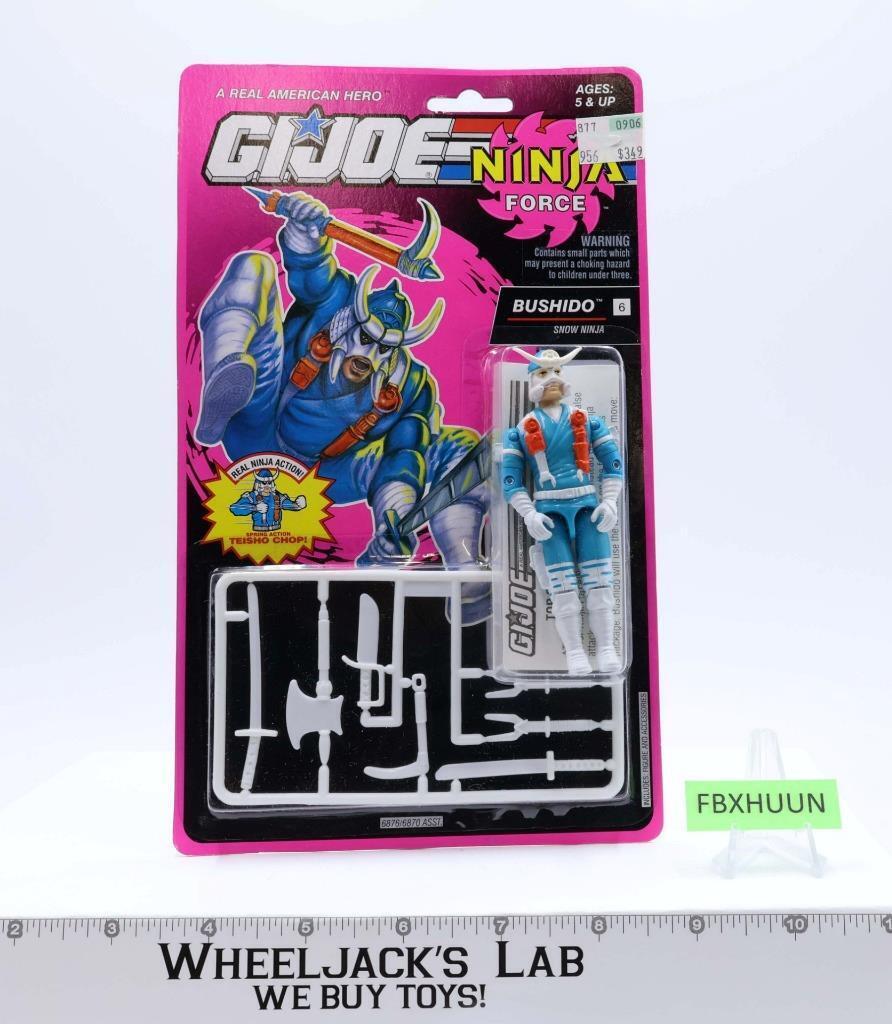 Bushido GI Joe Ninja Force 1992 Hasbro Action Figure NEW MOSC SEALED ...