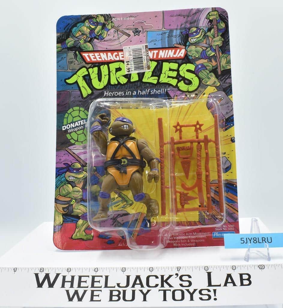 Donatello UNPUNCHED NEW MOSC 1988 Teenage Mutant Ninja Turtles ...