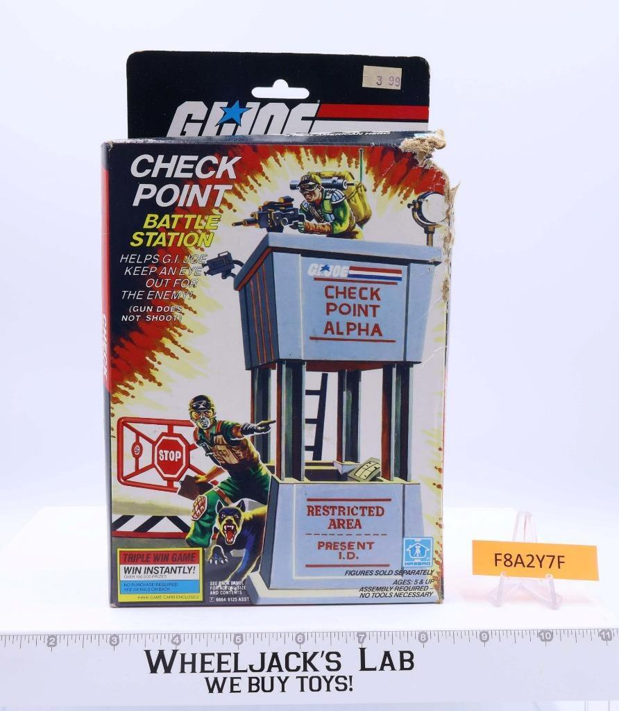Check Point Alpha Station Unit 100% Complete W/ Box GI Joe 1985 Action ...