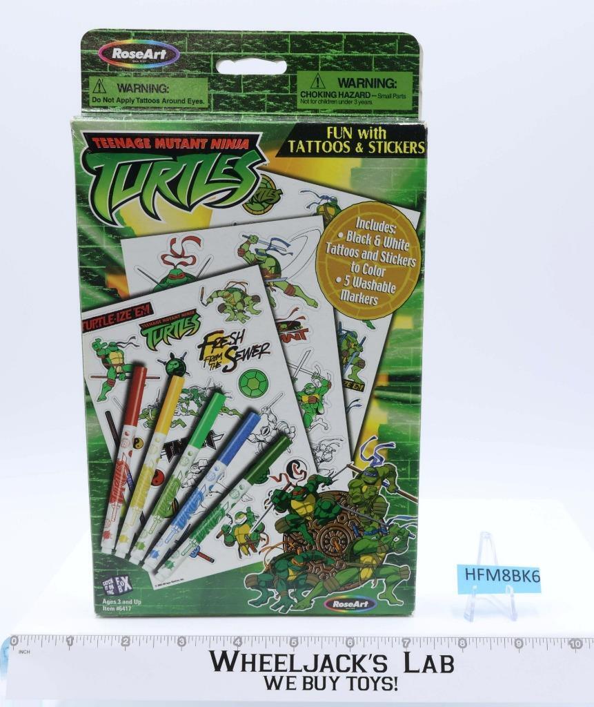 Fun with Tattoos & Stickers Teenage Mutant Ninja Turtles TMNT 2003 ...