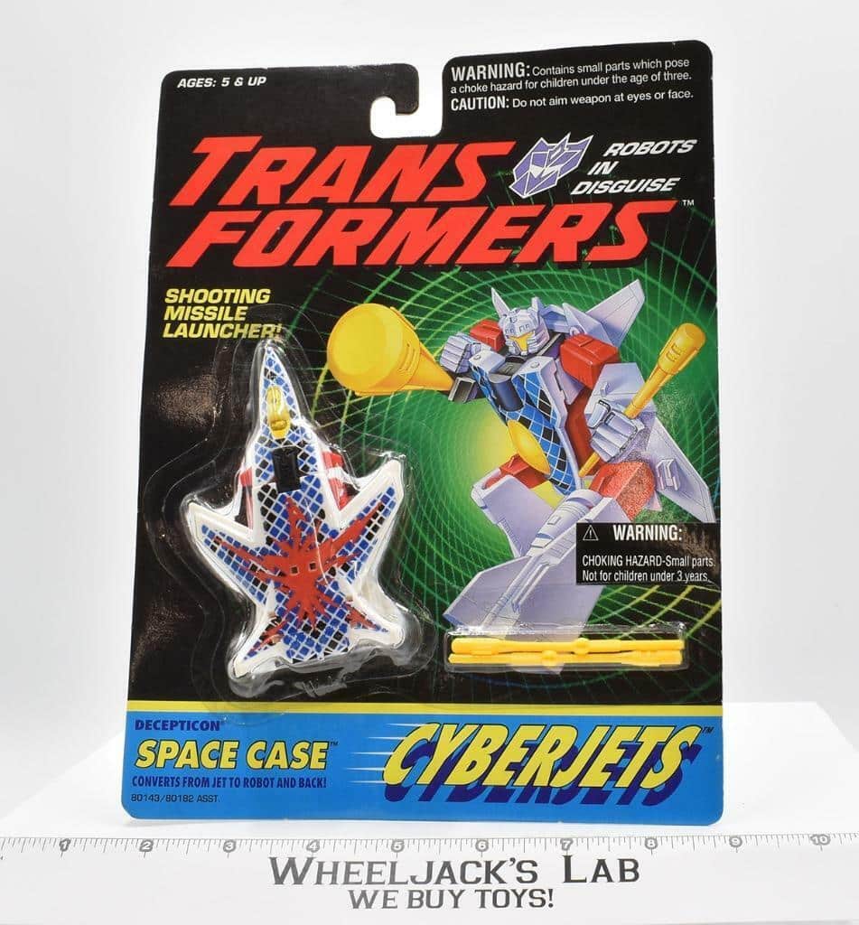 G2 Space Case Cyberjets Decepticon 1994 MOSC Hasbro Transformers Action ...