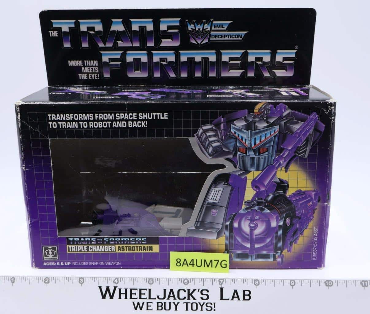 Astrotrain w/Box 100% Complete 1985 Vintage Hasbro G1 Transformers ...