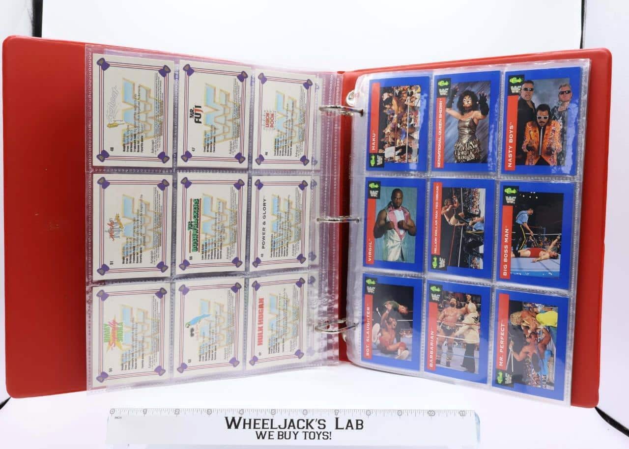 WWF 1991 Classic Games Trading Cards #1-150 in Binder NICE! Rare Complete Set! - Wheeljack's Lab