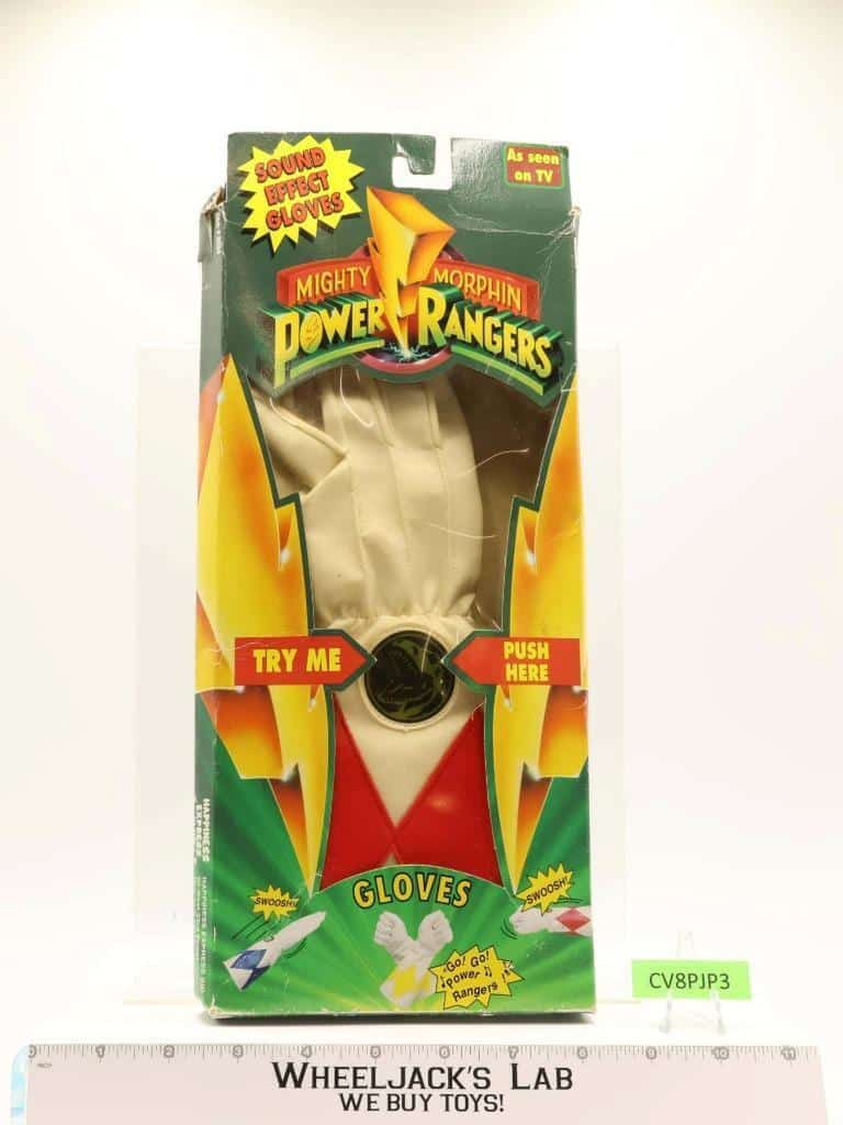 Red Ranger Gloves Mighty Morphin Power Rangers 1994 Bandai Action ...